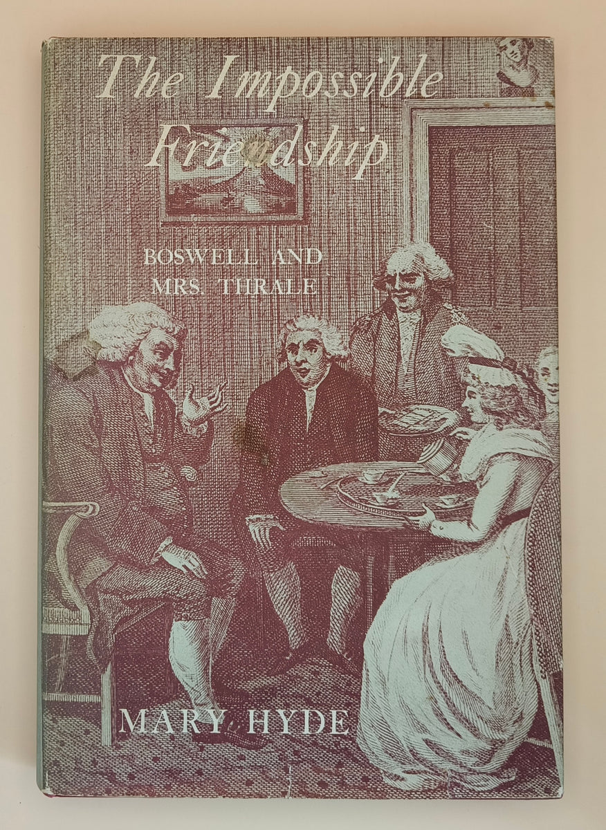 The Impossible Friendship: Boswell and Mrs. Thrale – The Goose Books